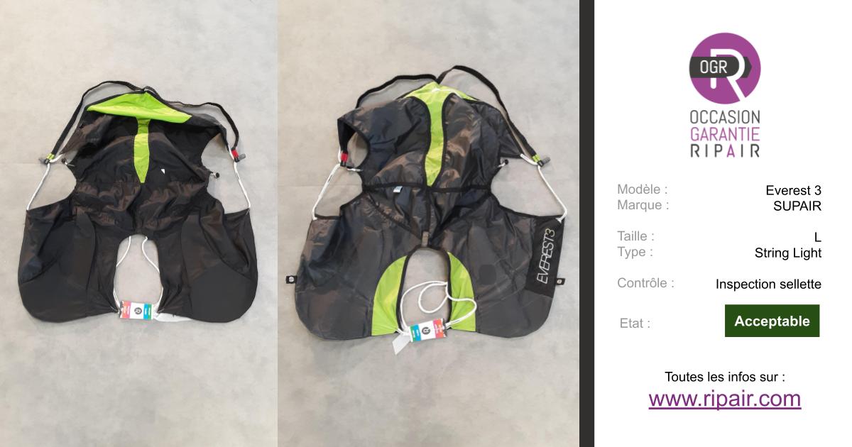 Sellette string Everest 3 SUPAIR L - SELLETTE OCCASION - RIPAIR